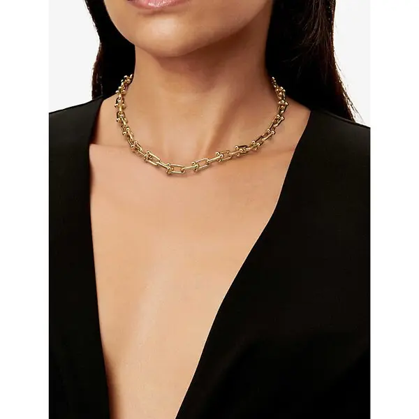 Tiffany & Co. Hardwear Medium Link Necklace - Rose Gold | Editorialist